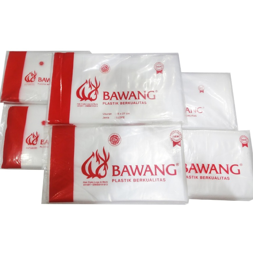 Jual Plastik PE CAP BAWANG ukuran 2 kg (1-pack) / Plastik 2 kg ...