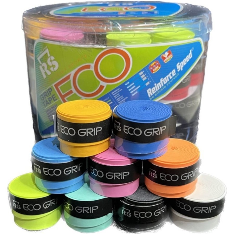 Jual Grip raket badminton Grip karet bulutangkis RS ECO banyak warna 1 ...