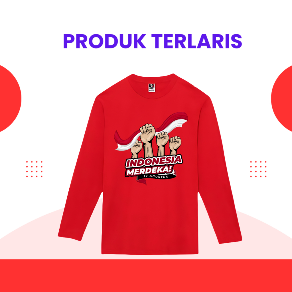 Jual BAJU DIRGAHAYU REPUBLIK INDONESIA KAOS KEMERDEKAAN HUT RI 17 AGUSTUS | Shopee Indonesia