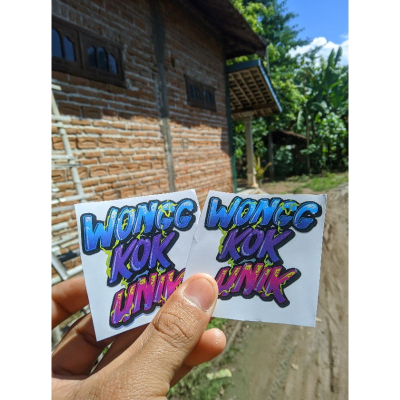Jual STIKER CUTTING WONG KO UNIK ORIGINAL | Shopee Indonesia