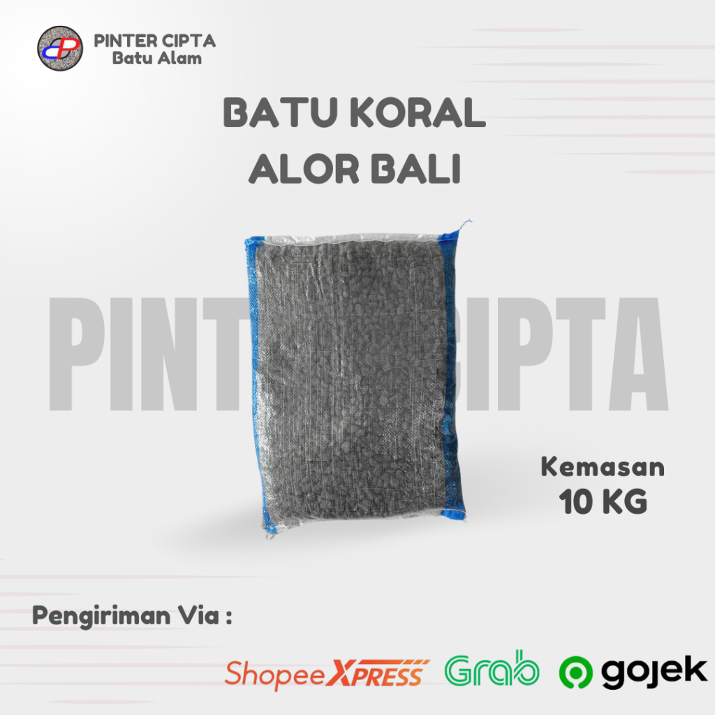 Jual Batu Koral Alor Bali Hitam [8 Kg / Karung] | Shopee Indonesia