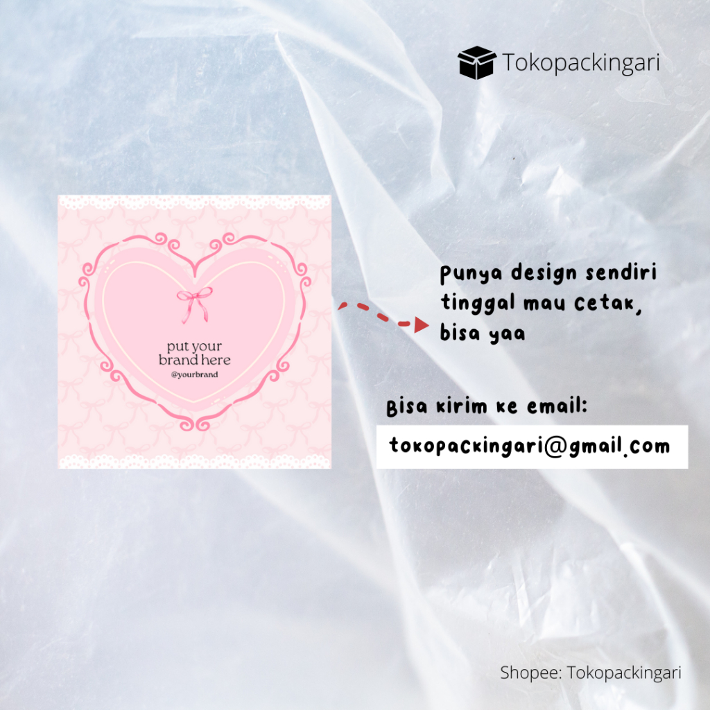Jual Alas Packing | Coquette Series | FREE PLASTIK | Paper Aksesoris ...
