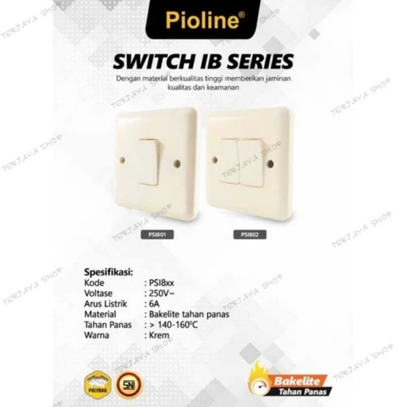 Jual Saklar lampu Tunggal Tanam, Saklar Seri Tanam, Stok Kontak 1 ...