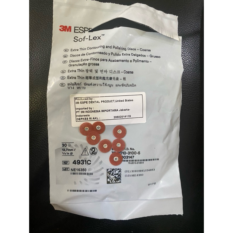 Jual 3M sof-lex soflex polishing discs - coarse | Shopee Indonesia