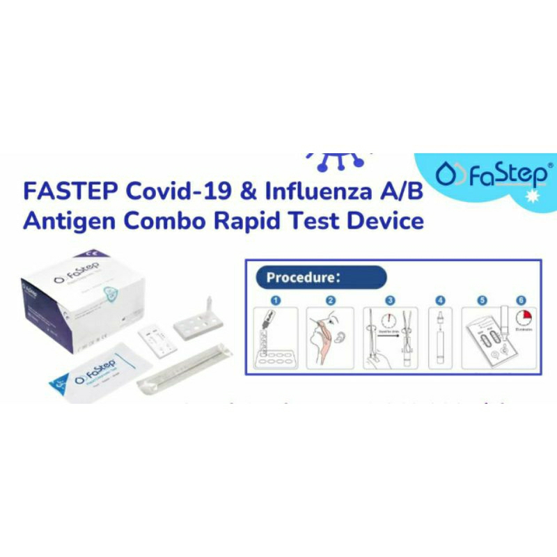 Jual Fastep Covid19 Flu A & B Kemasan Per Pcs ( Ed 2026.04 ) | Shopee ...