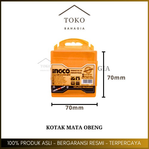 Jual Kotak Box Untuk Mata Obeng Kecil Plus Minus Impact Kuning (Kotak ...