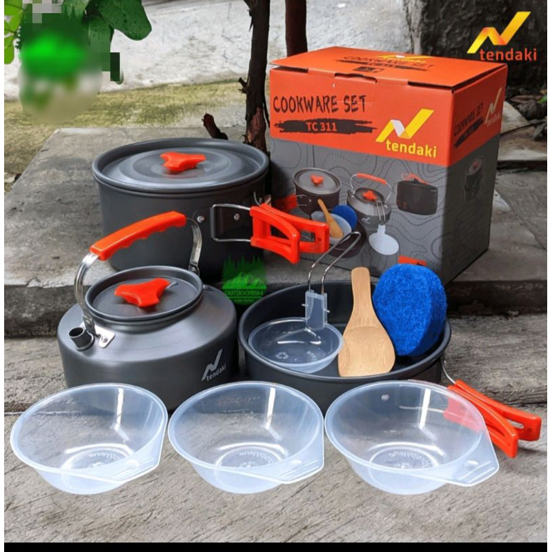 Jual Cooking Set Tendaki TC 311 / Cooking Set Tendaki TC 200 Alat Masak ...