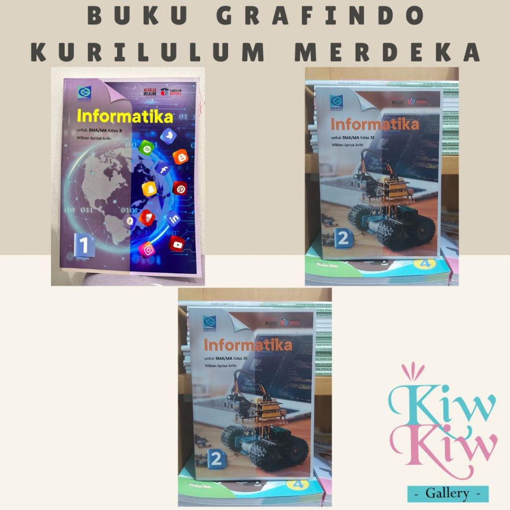 Jual Buku Informatika Kelas 10, 11, 12 SMA/MA Kurikulum Merdeka - Grafindo | Shopee Indonesia
