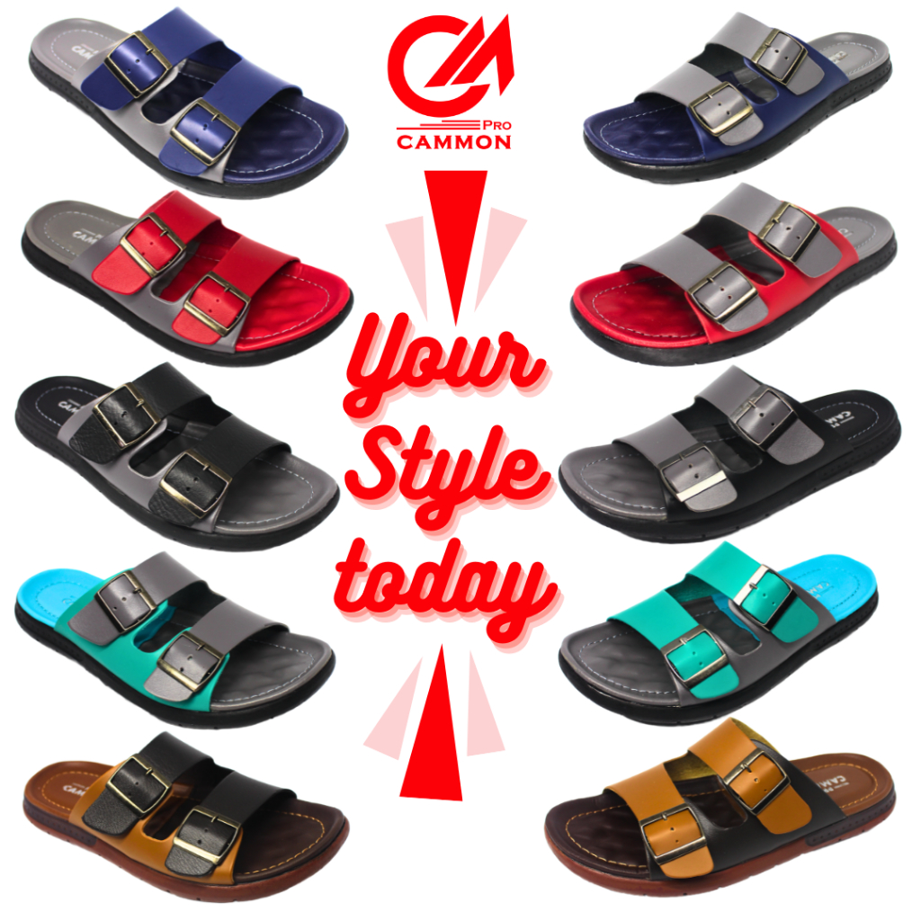 Jual Sandal Pria Casual Slide Ban 2 Series Dewasa Pro Cammon Original ...