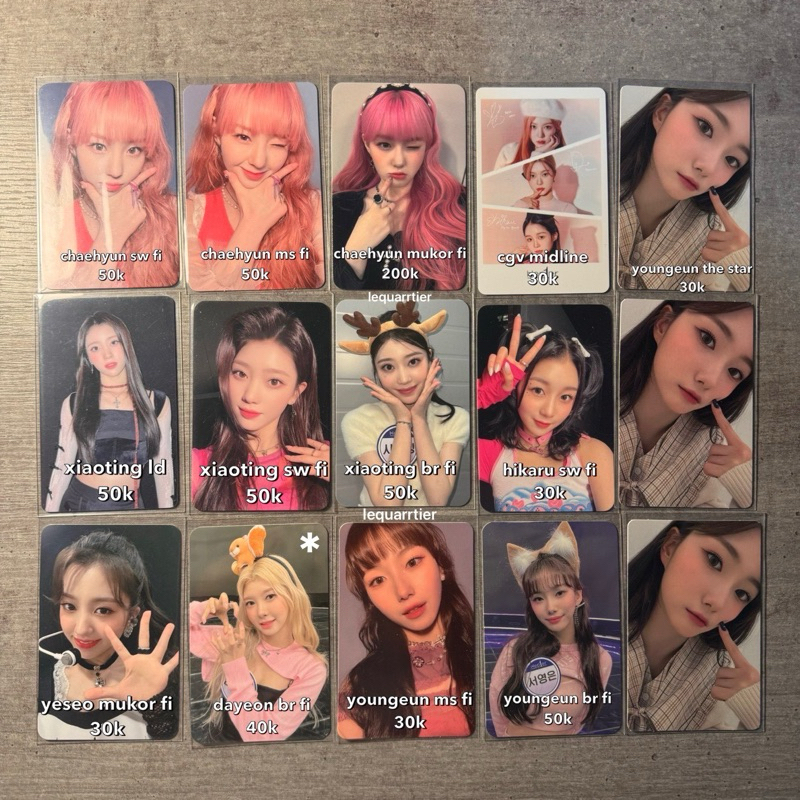 Jual PHOTOCARD BENEFIT KEP1ER FIRST IMPACT CGV THE STAR XIAOTING CHAEHYUN YOUNGEUN DAYEON HIKARU ...
