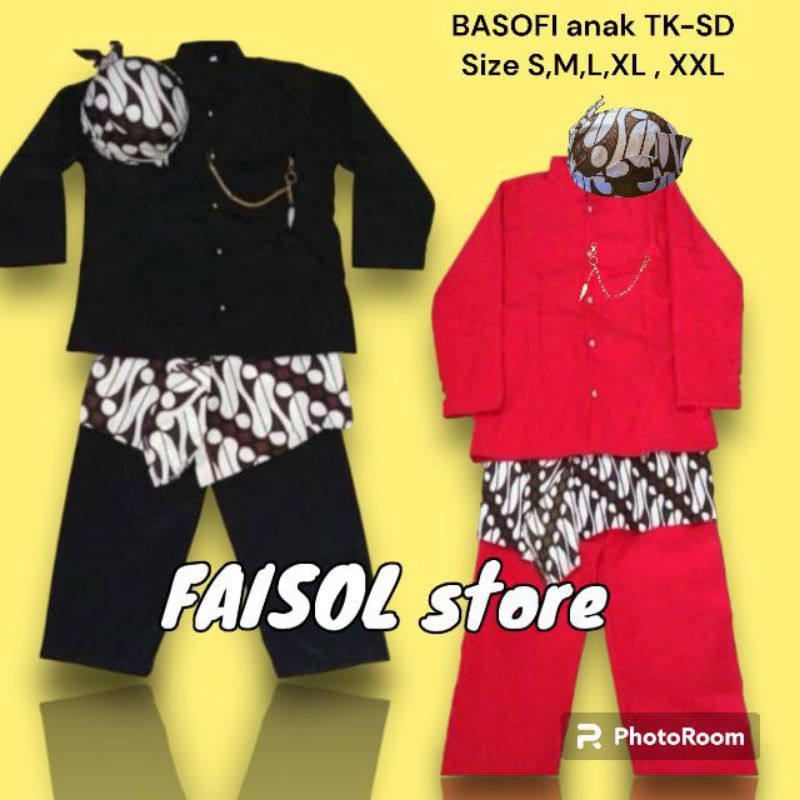 Jual BASOFI ANAK TK-SD // BAJU ADAT JAWA TIMUR, BASOFI KARTOLO | Shopee ...