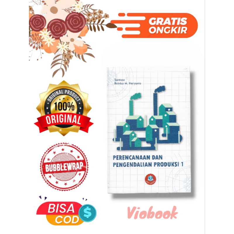 Jual Buku Perencanaan Dan Pengendalian Produksi 1 Santoso | Shopee Indonesia