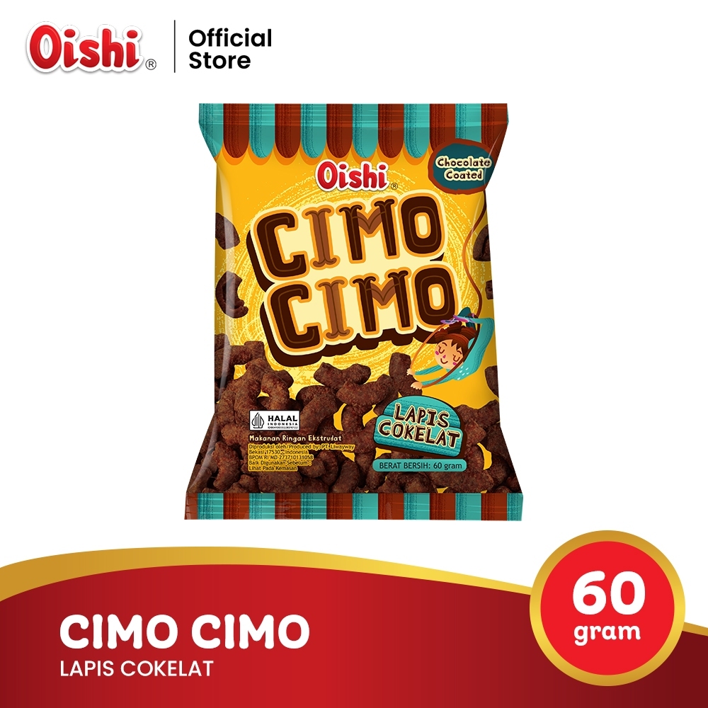 Jual Oishi Cimo Cimo Lapis Cokelat Snack 60gr | Shopee Indonesia