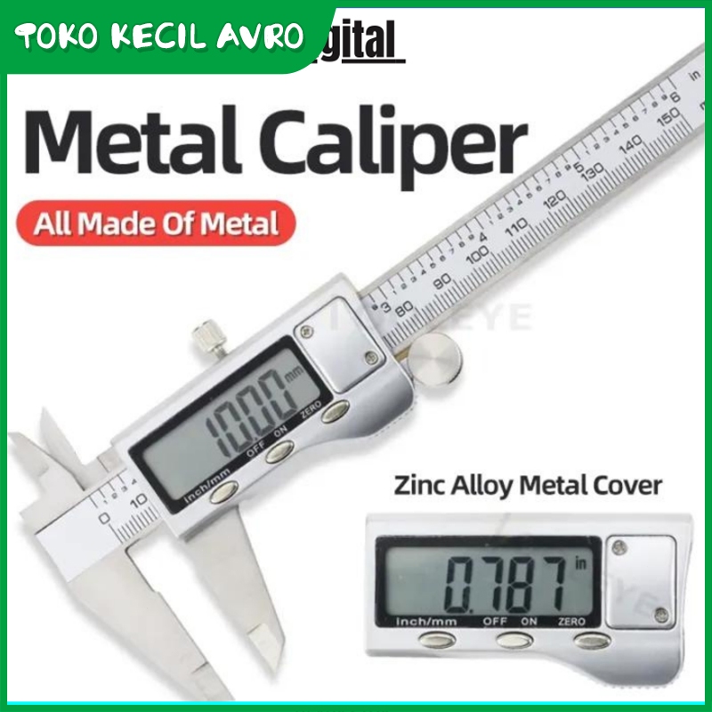Jual Digital Caliper Meter Jangka No Digital 0-150MM Jangka Caliper Sorong Sigmat Digital LCD ...