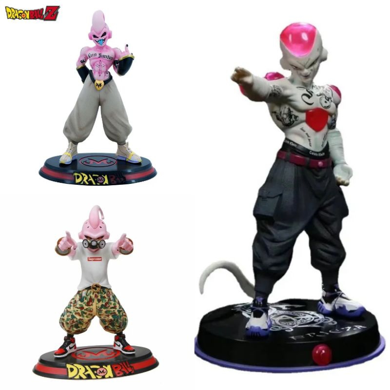 Jual Action Figure Dragon Ball Supreme Fashion Street Majin Buu Freeza Frieza Cell Goku Vegeta ...