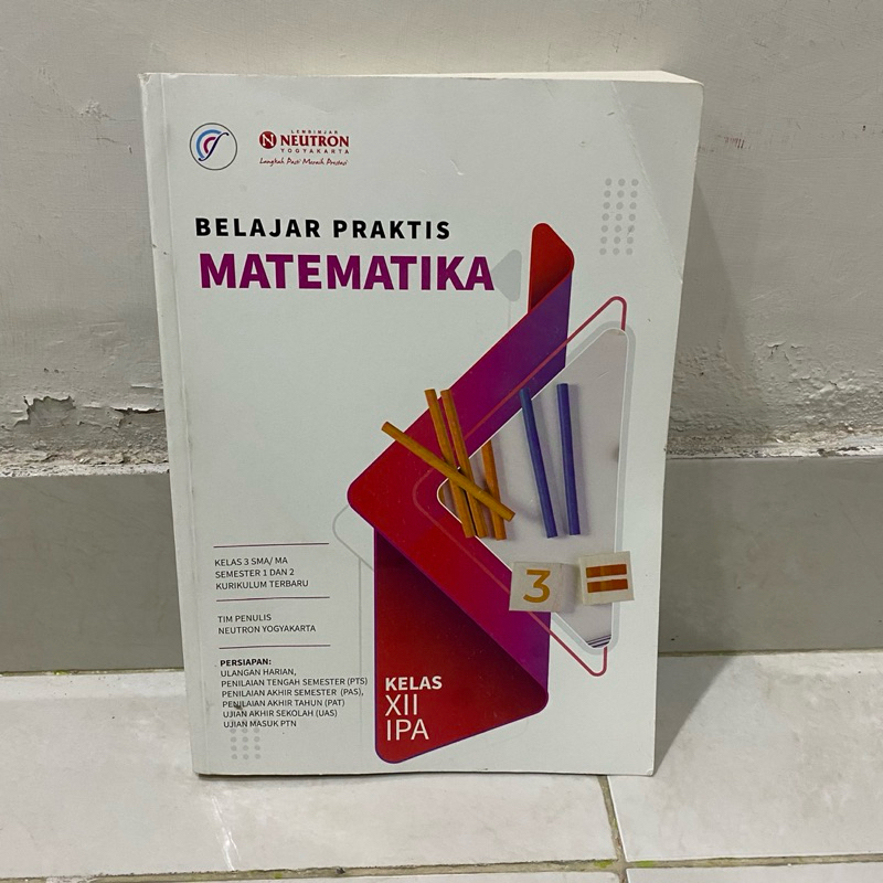 Jual Buku Belajar Praktis Matematika Kelas XII/12 IPA NEUTRON | Shopee Indonesia