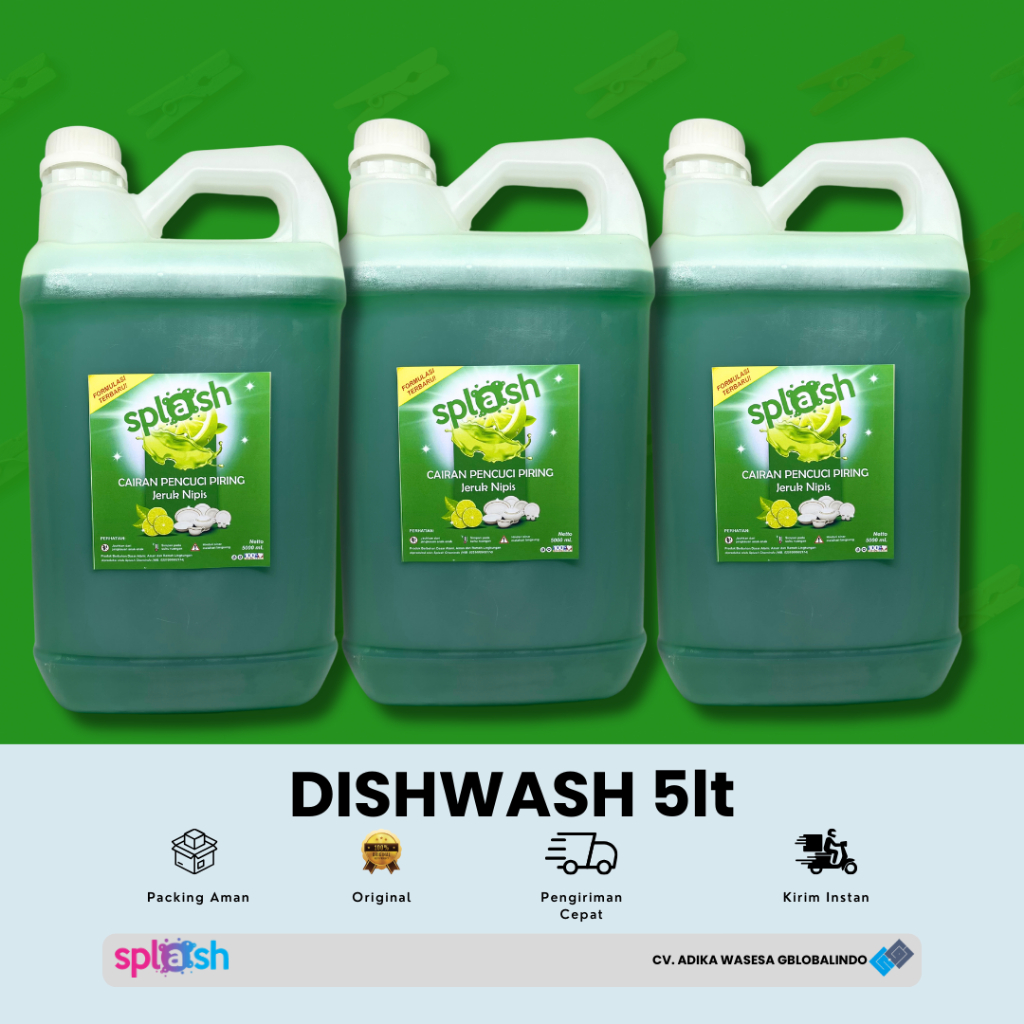 Jual Pencuci Piring SPLASH 5 Liter Grab Sameday | Shopee Indonesia
