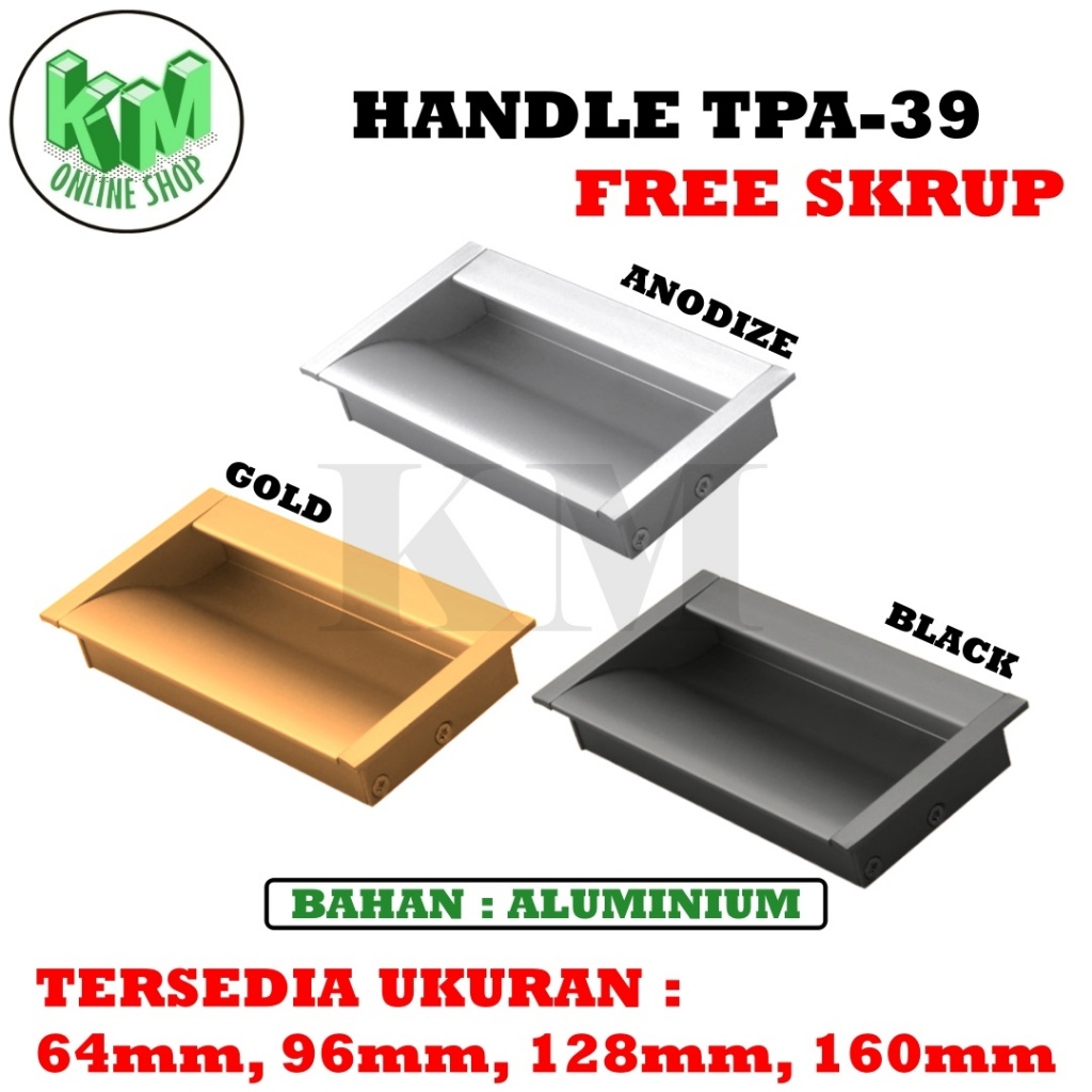 Jual Handle Tanam HUBEN TPA 39 / Gagang Tarikan Handel Tanam Pintu ...