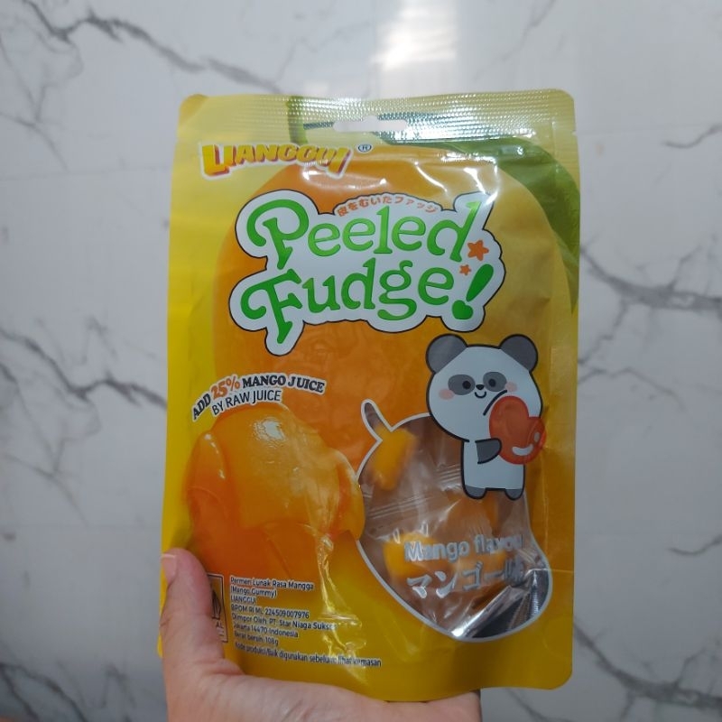 Jual permen viral peeled fudge manggo, orange, lychee | Shopee Indonesia