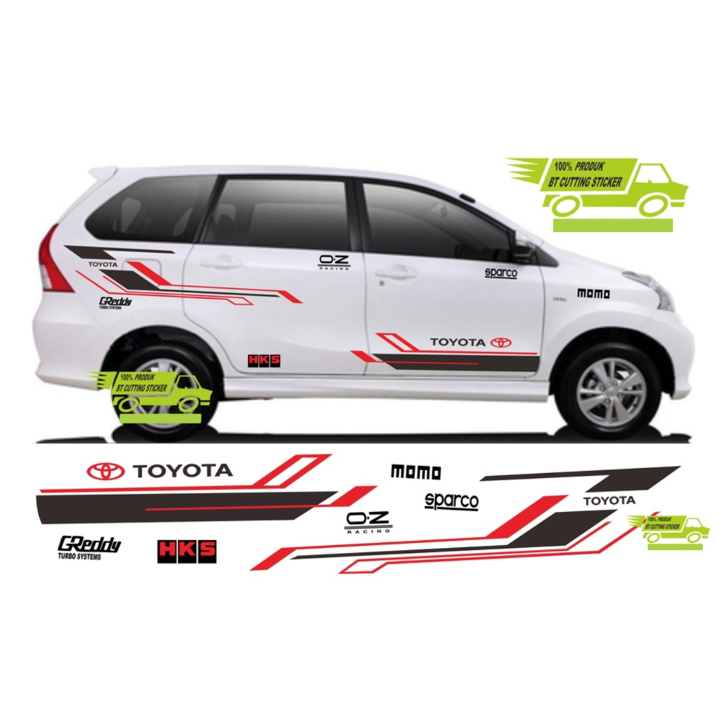 Jual sticker avanza stiker mobil avanza sticker toyota avanza sticker ...