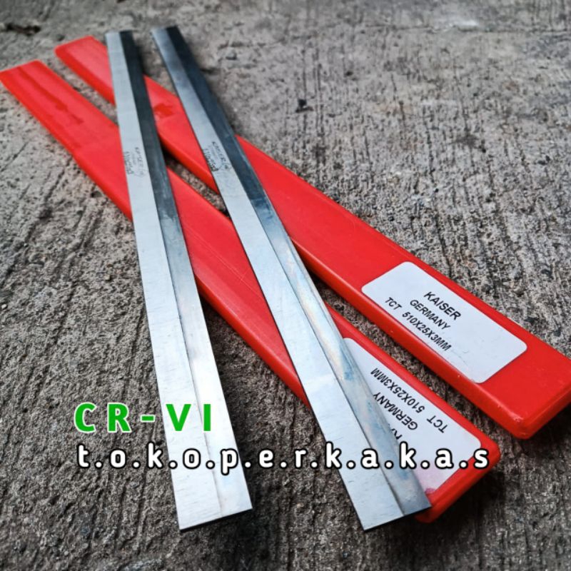 Jual Pisau Serut Planer TCT Knife Kaiser Ukuran 510 × 25 × 3 Mm Planer ...