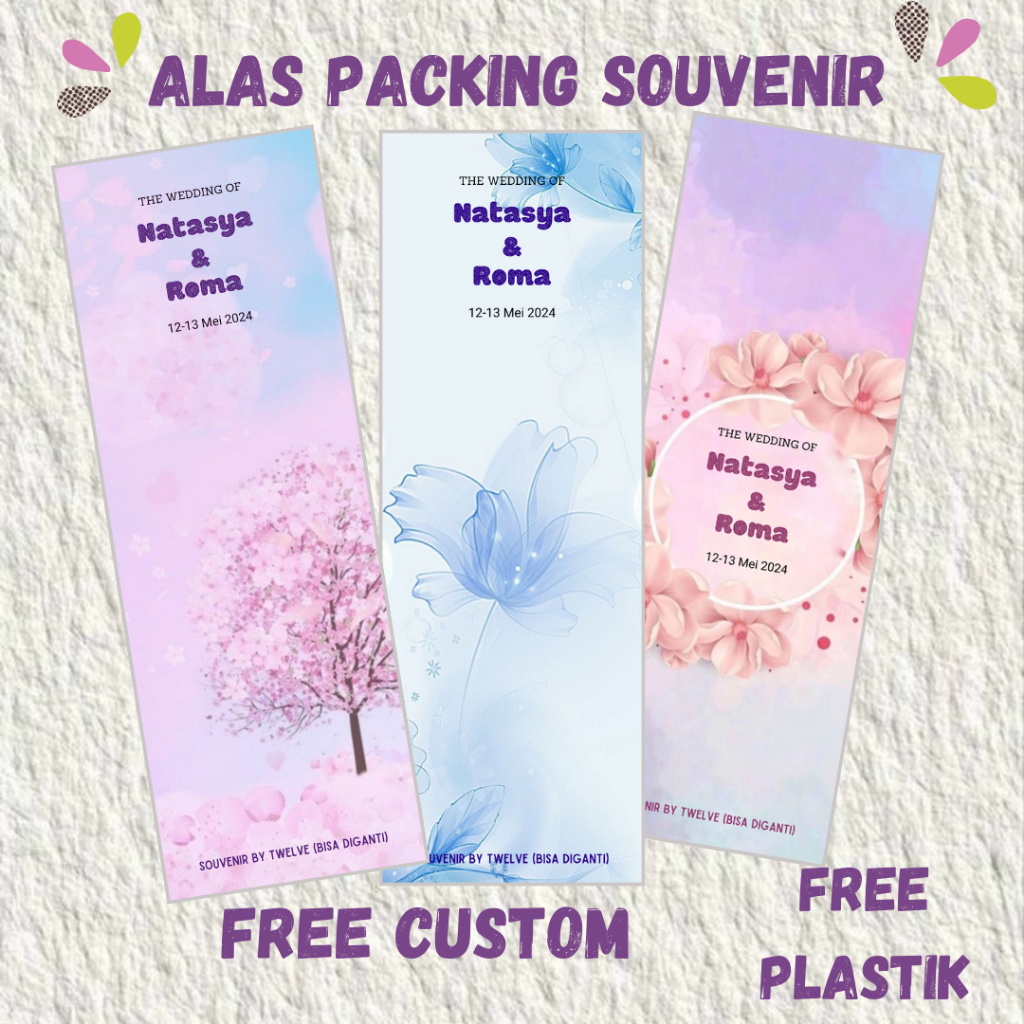 Jual ALAS PACKING UNTUK SOUVENIR/ FREE PLASTIK | Shopee Indonesia