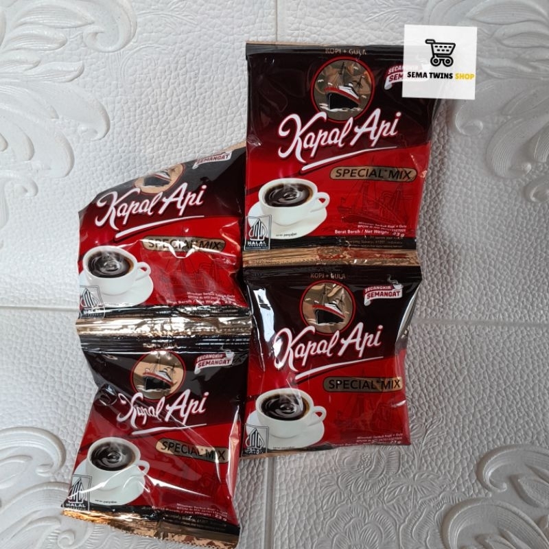 Jual Kopi KAPAL API Spesial Mix 1 Renceng (10pcs x 25gr) | Shopee Indonesia
