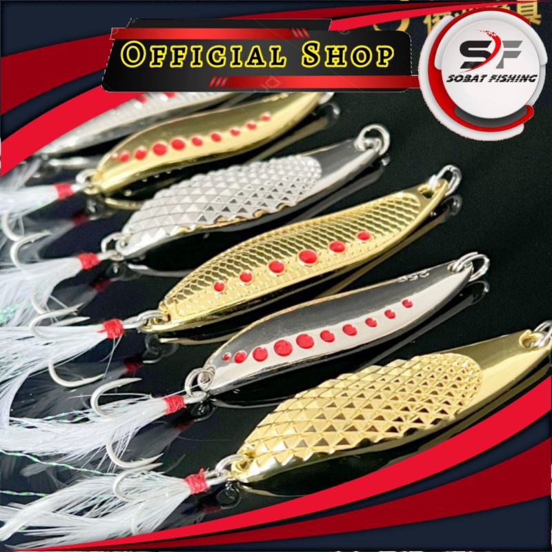 Jual lure pancing metal jig spoon size 5gr / 7gr / 10gr / 15gr / 20gr / 25gr | Shopee Indonesia