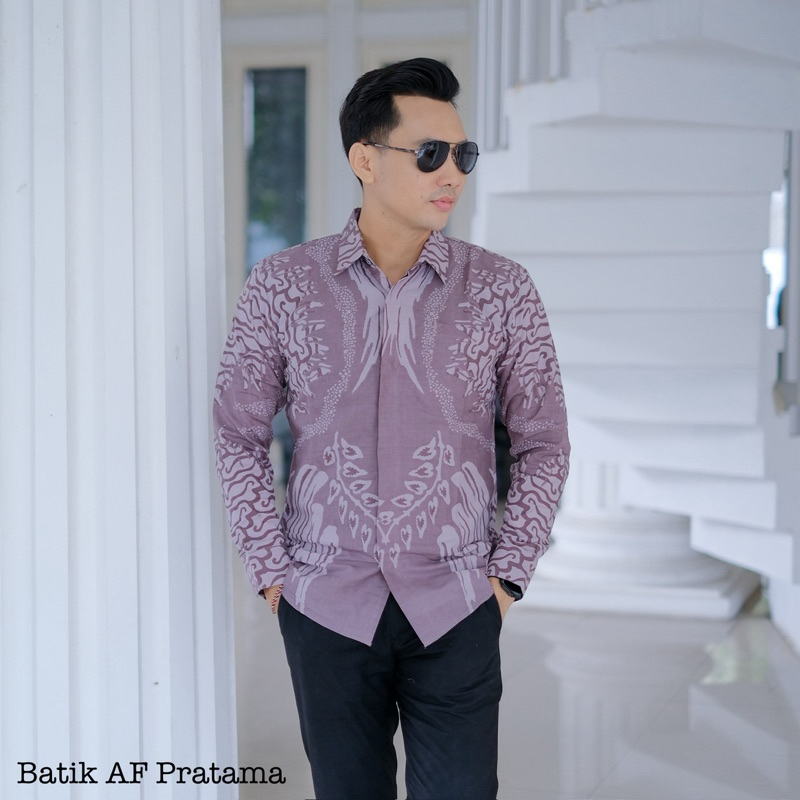 Jual TRESNAN Kemeja batik lengan panjang premium lapis furing lembut ... Jual TRESNAN Kemeja batik lengan panjang premium lapis furing lembut ...