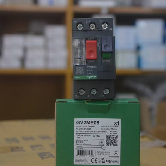 Jual Motor Circuit Breaker Schneider gv2me 05 GV2ME05 0.63A-1A 0.37KW ...
