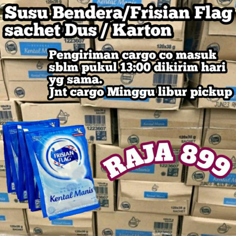 Jual SUSU BENDERA SACHET/SASET | FRISIAN FLAG SACHET PUTIH & COKLAT DUS ...