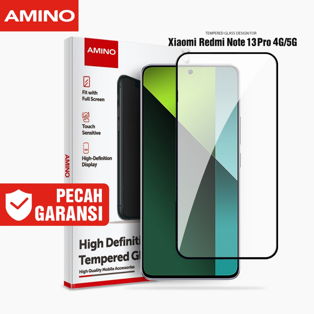 Jual AMINO Tempered Glass 5D Untuk Xiaomi Redmi Note 13 Pro 4G / Xiaomi ...