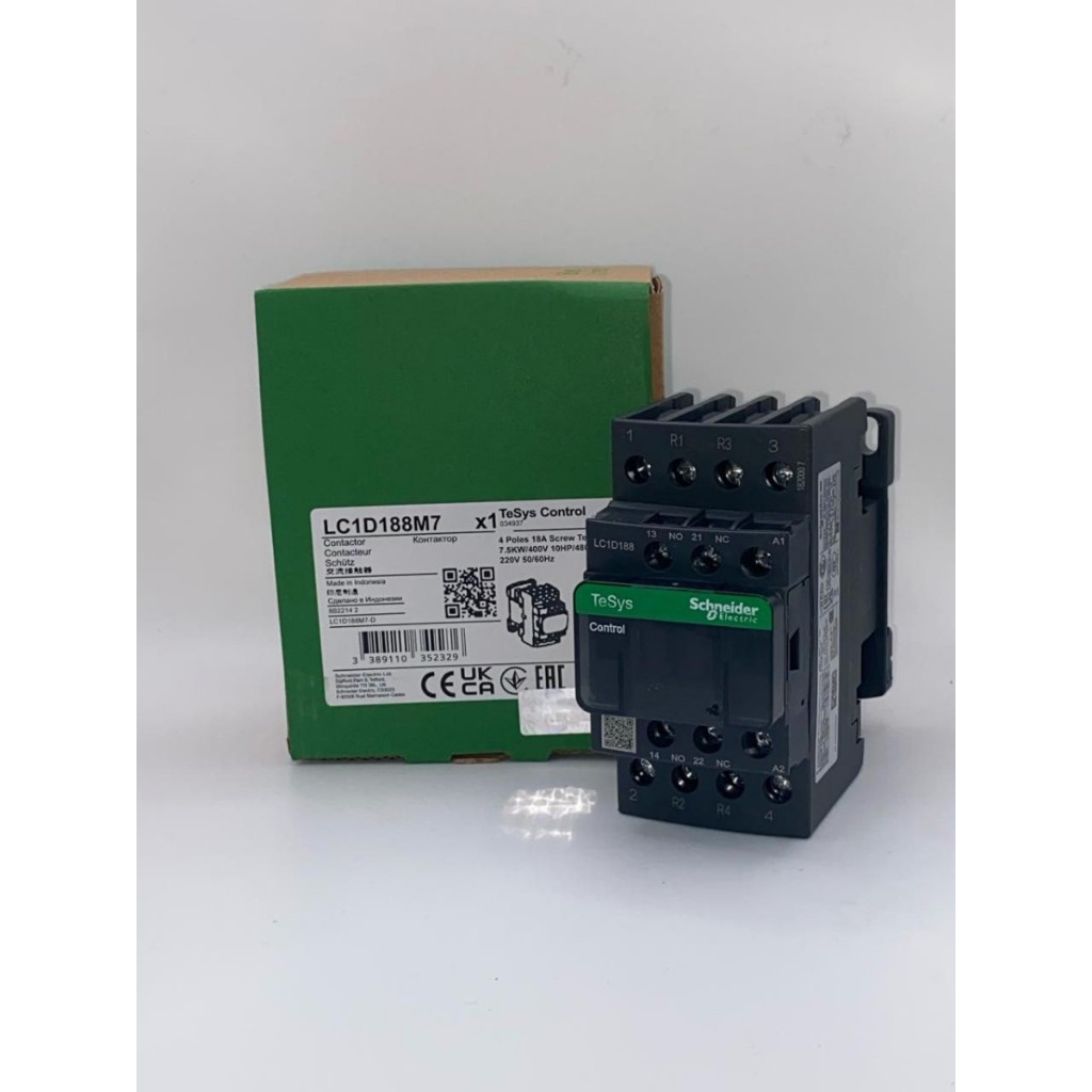 Jual Kontaktor Schneider LC1D188 M7 4P CONTACTOR LC1D188M7 LC1D-188M7 ...