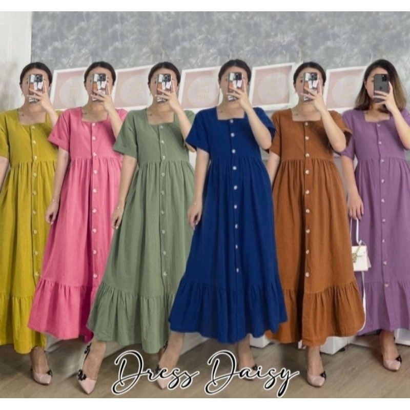 Jual DASTER KANCING JUMBO TERLARIS CRINKLE PRIMIUM//dres murah lengan 7 ...