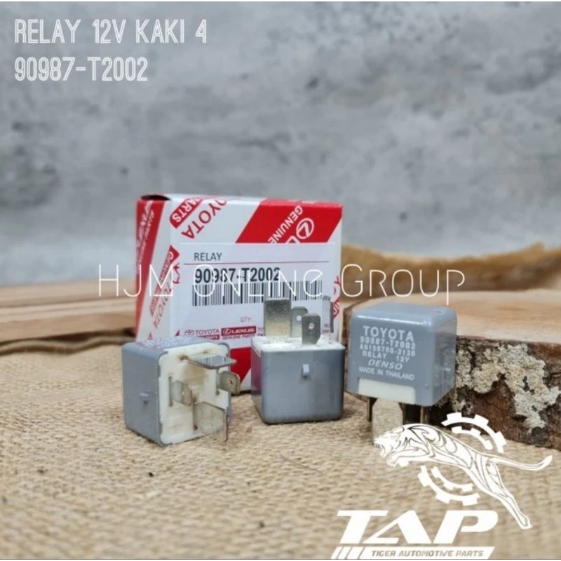 Jual RELAY 12V KAKI 4 TOYOTA INNOVA AVANZA FORTUNER YARIS HILUX ...