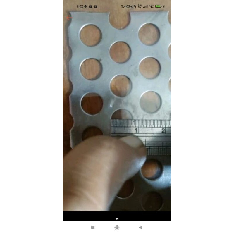 Jual Ram besi lubang 8mm tebal 0,8mm uk 120x100 cm.sesuai request ...