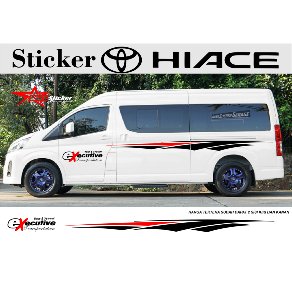 Jual STICKER TOYOTA HIACE PREMIO ALL NEW HIACE | Shopee Indonesia