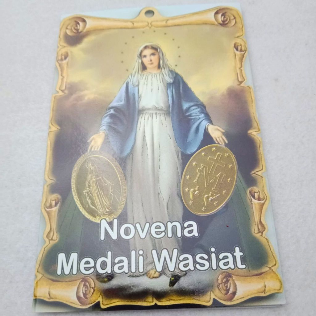 Jual Lembaran Novena medali Wasiat doa katolik | Shopee Indonesia
