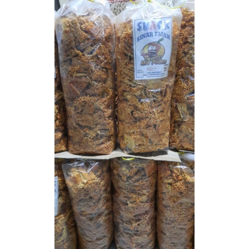 Jual Mie Pedas/Mie Setan/Snack Kiloan 250gr (Free Bubble Wrap) | Shopee ...
