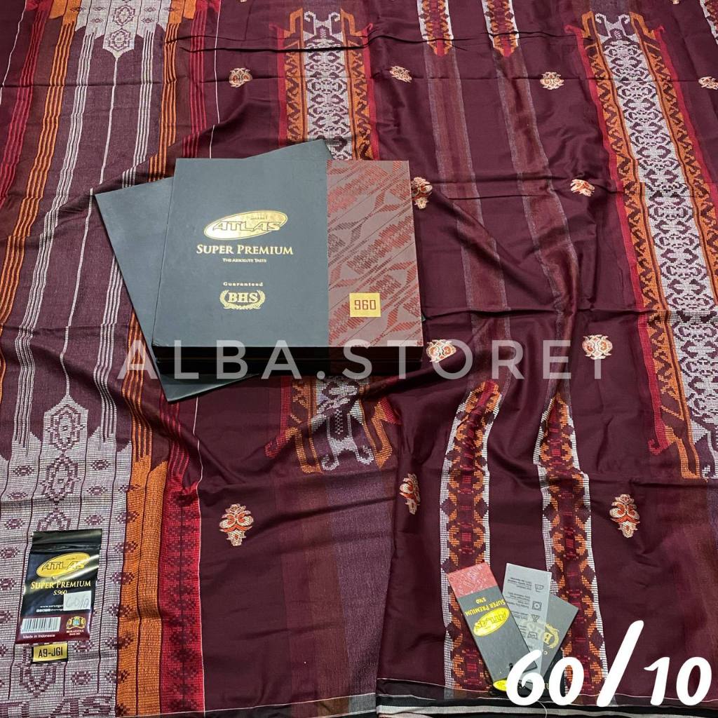 Jual [BARU]SARUNG ATLAS SUPER PREMIUM GOLD/SILVER ORI Atlas Suprem Sarung Atlas Supreme 920 945 ...