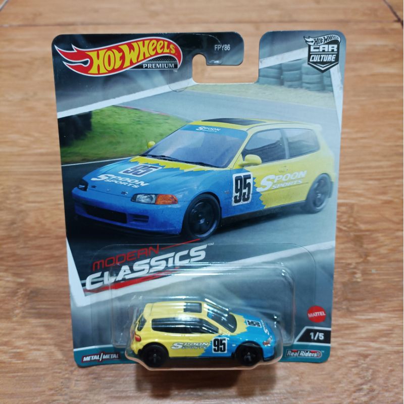 Jual Hot Wheels Premium Modern Classic Honda Civic EG Estilo Spoon EG6 ...