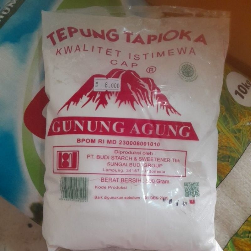 Jual tepung tapioka sagu aci cap gunung agung 500gr | Shopee Indonesia