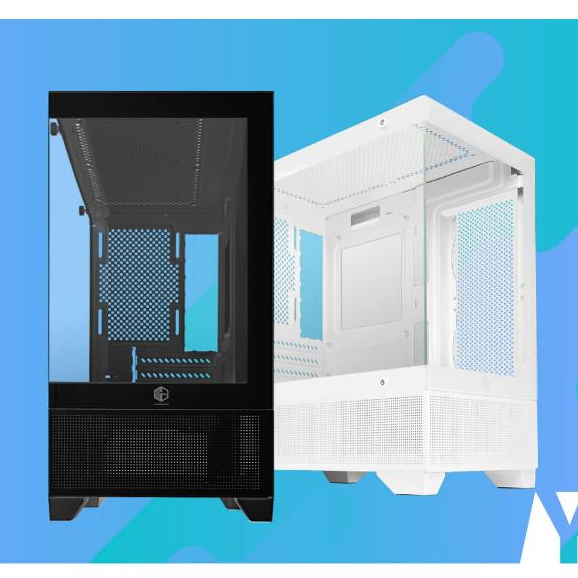 Jual Case PC Gaming Cube Gaming Yash mATX Tempered Glass Casing PC ...