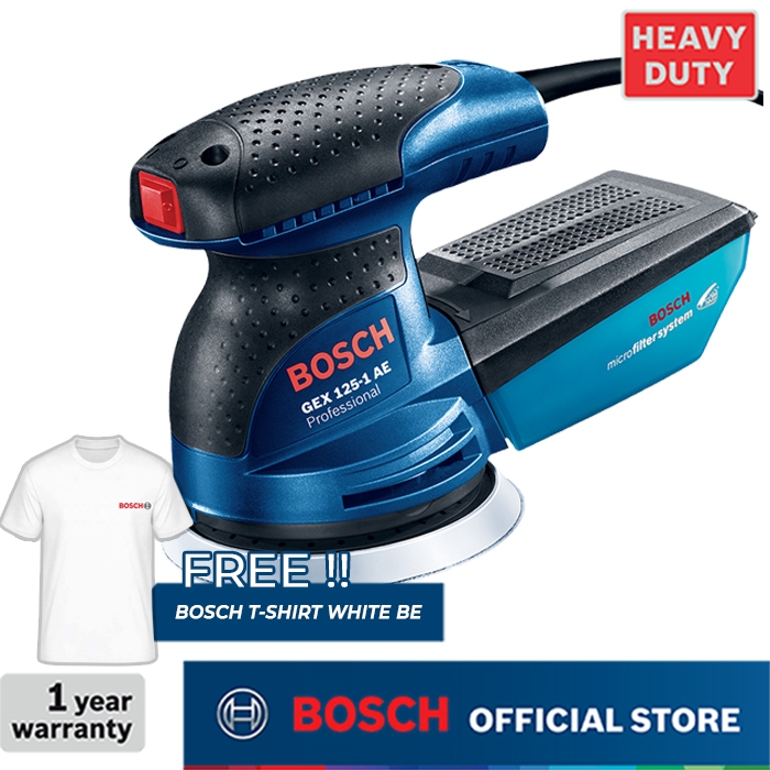 Jual Bosch Random Orbit Sander / Mesin Amplas Listrik 250Watt GEX 125-1 AE | Shopee Indonesia