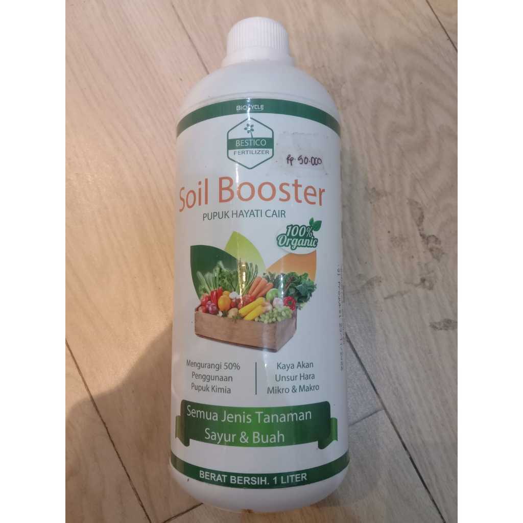 Jual Pupuk Cair Tanaman BIOCYCLE SOIL BOOSTER PUPUK HAYATI 1L/1104GR ...
