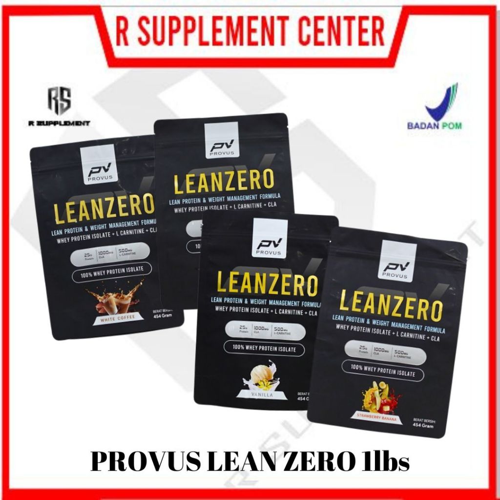 Jual Provus Lean Zero 1lbs 454gram LeanZero Whey Protein Isolate ...
