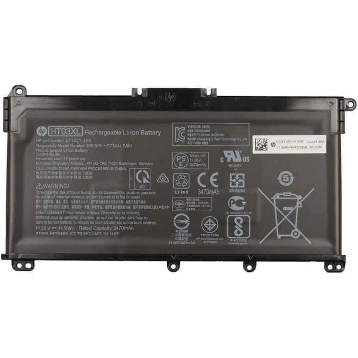 Jual BATERAI ORIGINAL HP 14-CE0014TU 14-CE0000 FT03XL 15-CS Series ...