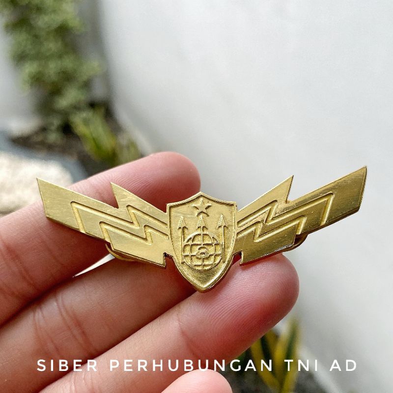 Jual Brevet Brivet Wing Siber Perhubungan TNI AD | Shopee Indonesia