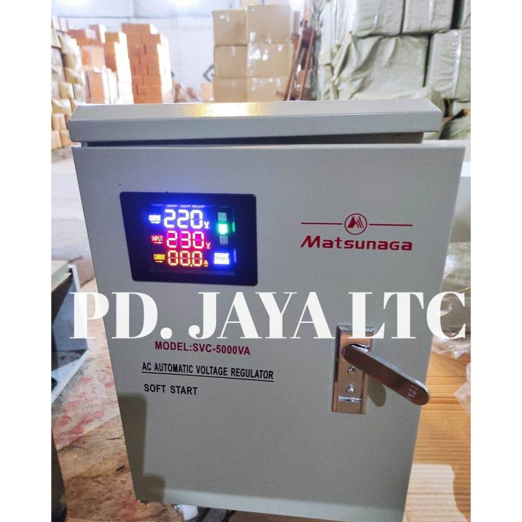 Jual Matsunaga Stabilizer 5000W - Matsunaga SVC-5000VA Digital | Shopee Indonesia