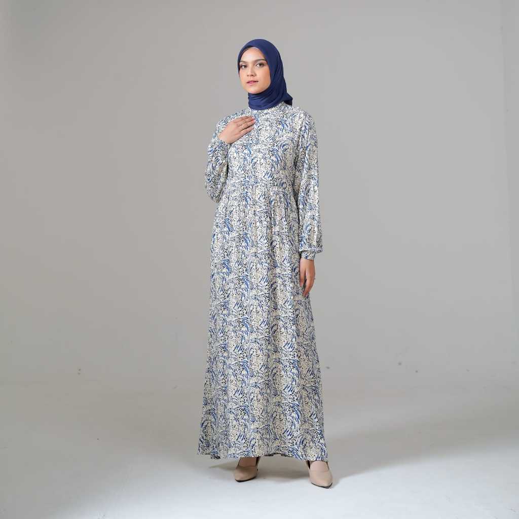 Jual Dress Wanita Rayon Gamis Homedress Alisyah KVG Modesty | Shopee ...